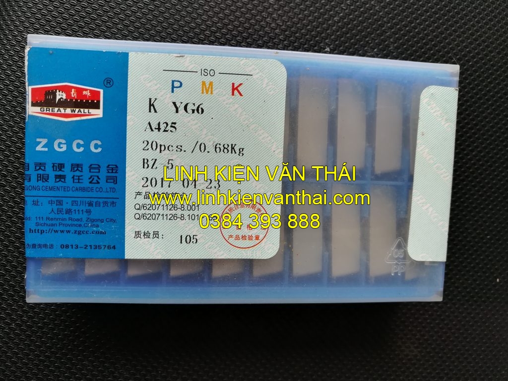 Dao tiện hợp kim YG6 - A425 - Linh kiện máy móc Văn Thái