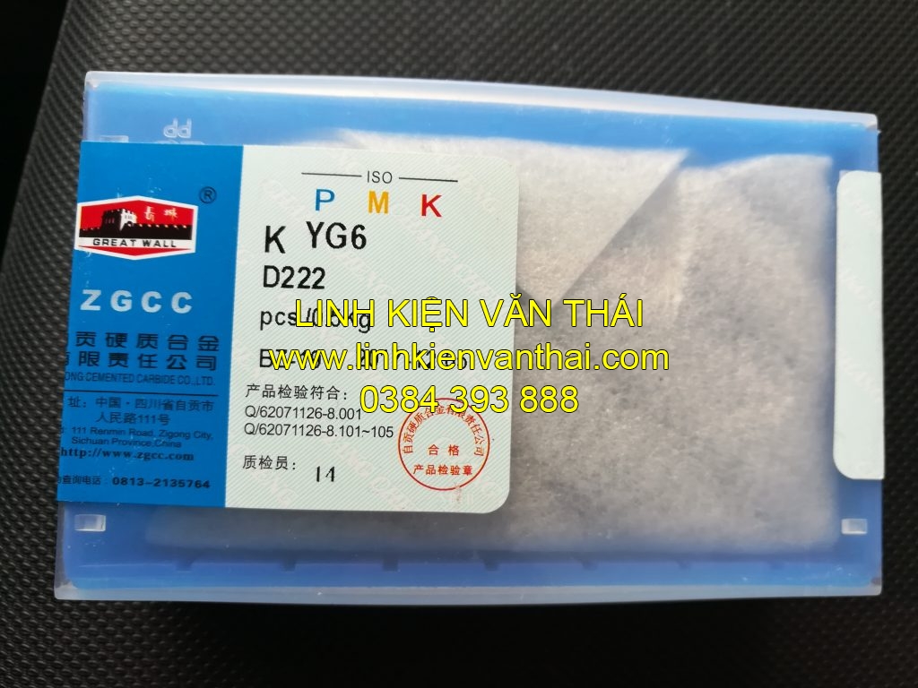 Dao tiện hợp kim YG6 - D222 - Linh kiện máy móc Văn Thái
