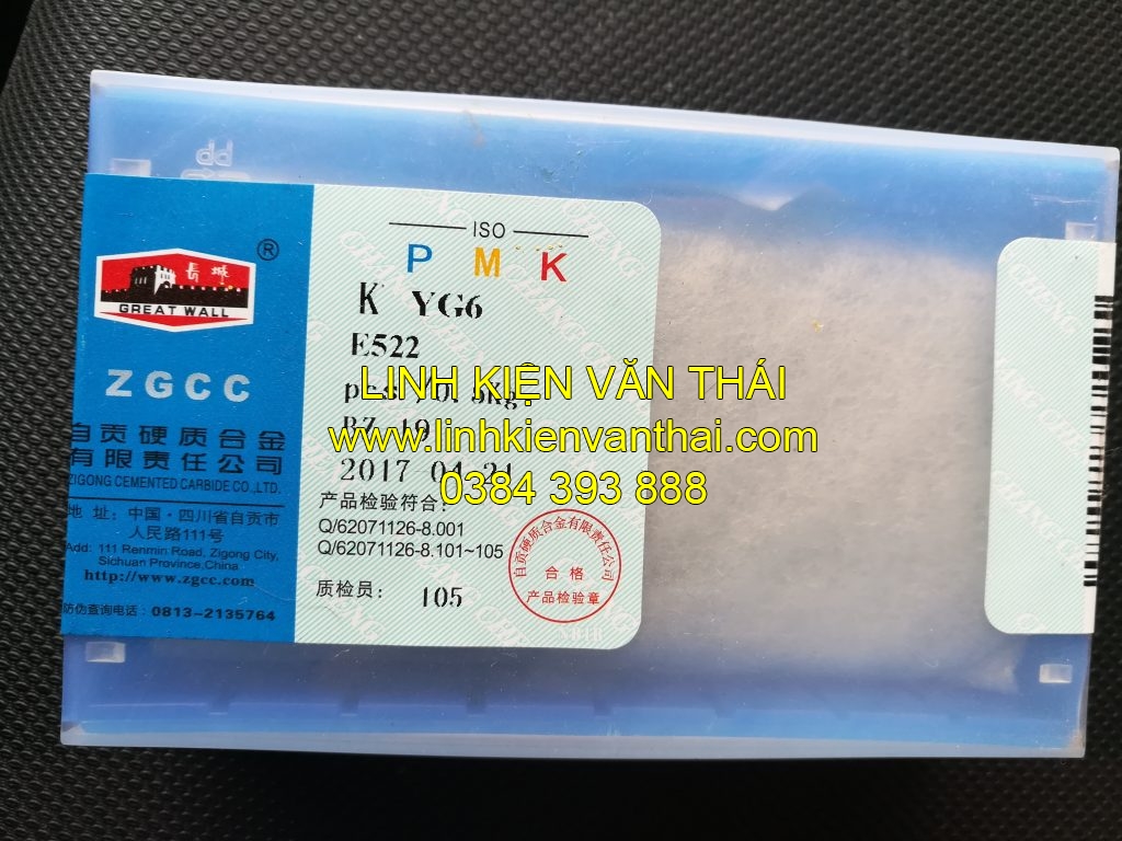 Dao tiện hợp kim YG6 - E522 - Linh kiện máy móc Văn Thái