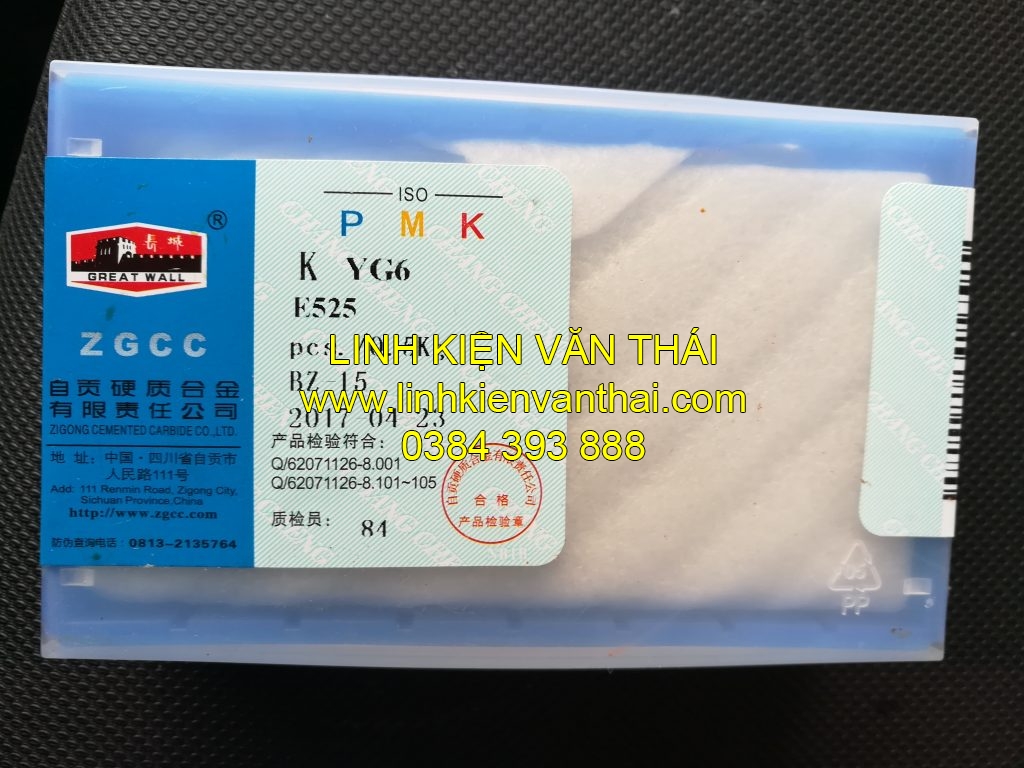 Dao tiện hợp kim YG6 - E525 - Linh kiện máy móc Văn Thái